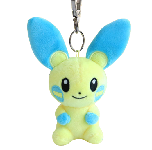 Pokemon Plush Keyring 3" Minun – Treehouse Toys